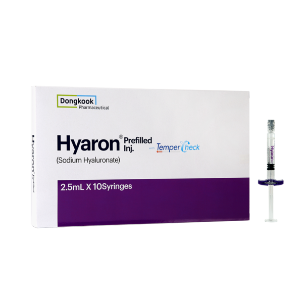 Hyaron Prefilled Inj. (Sodium Hyaluronate) – 2.5mL x 10 syringes ...