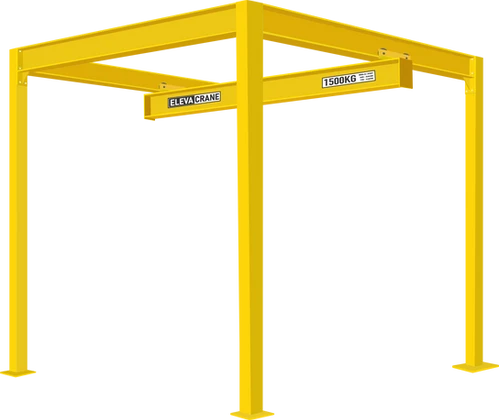 2 Ton Overhead Crane Workstation 4M x 4M x 4M | Hoist Factory