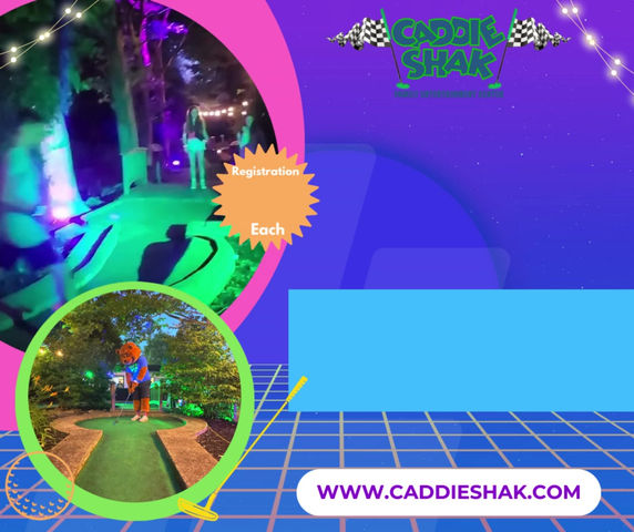 Cosmic Golf At Caddie Shak Friday, June 16, 2023