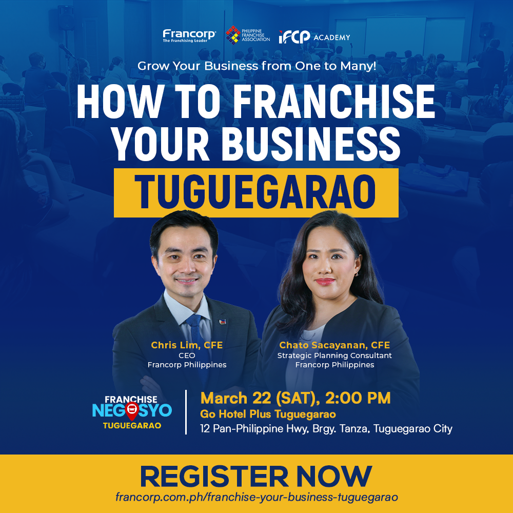 How to Franchise Your Business Seminar - Tuguegarao
