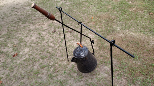 Cowboy Coffee pot Tipper | jsanvilandforge