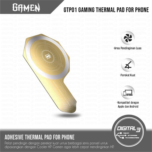 GAMEN GTP01 Gaming Thermal Pad Cooling Heatsink for iPhone Android ...