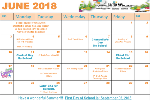 June School Calendar june-school-calendar