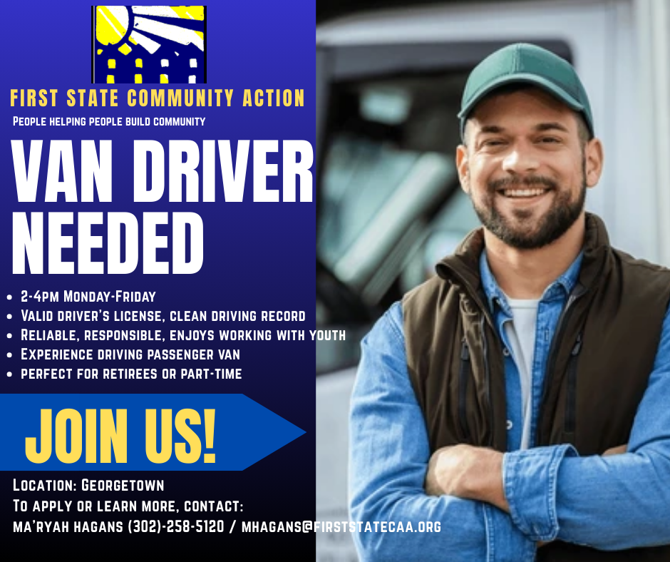 🚐We're Hiring - Part Time Van Driver Needed!