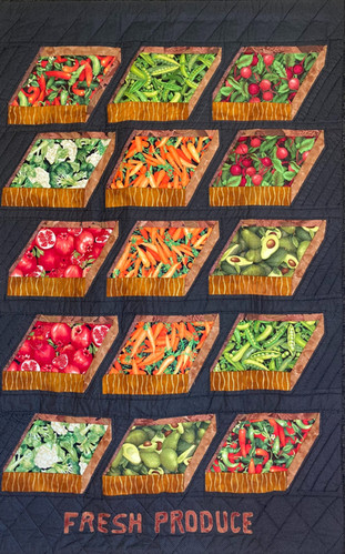 Fresh Produce wall hanging | Suzie Sews NZ