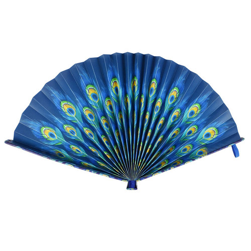 Folding Paper Fan Peacock | Between The Lines