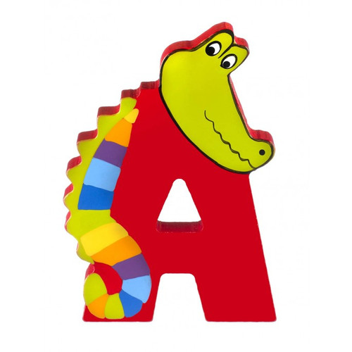 Wooden Cartoon Letter A | Between The Lines