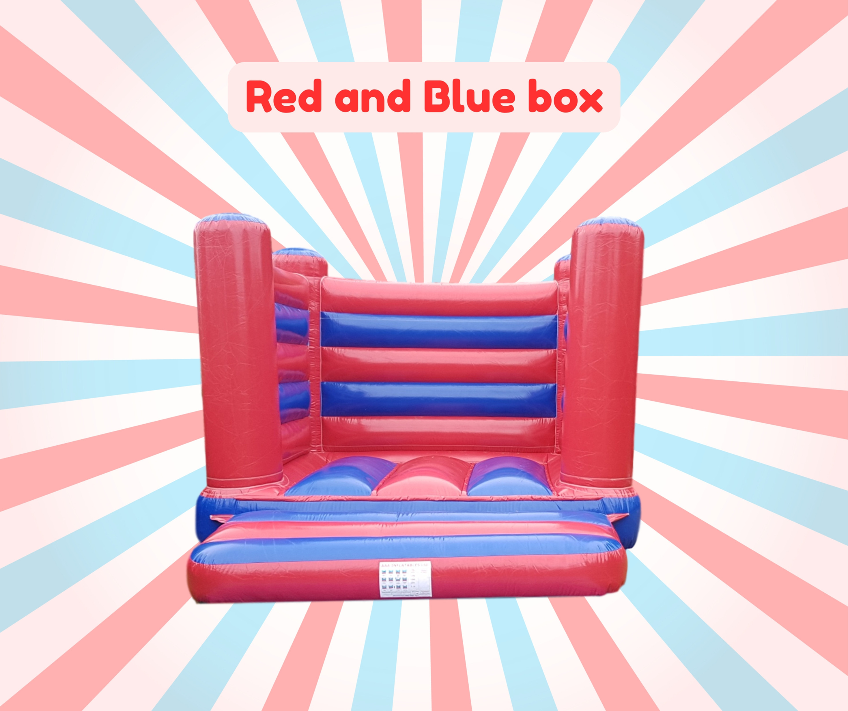 Red and Blue 4m Box castle 1160