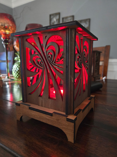 Optical Illusion Thicc Accent Lamp | Patton Crafting