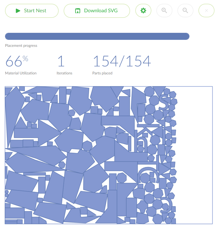 Free Material Space Saver | Free Vector Design Tool