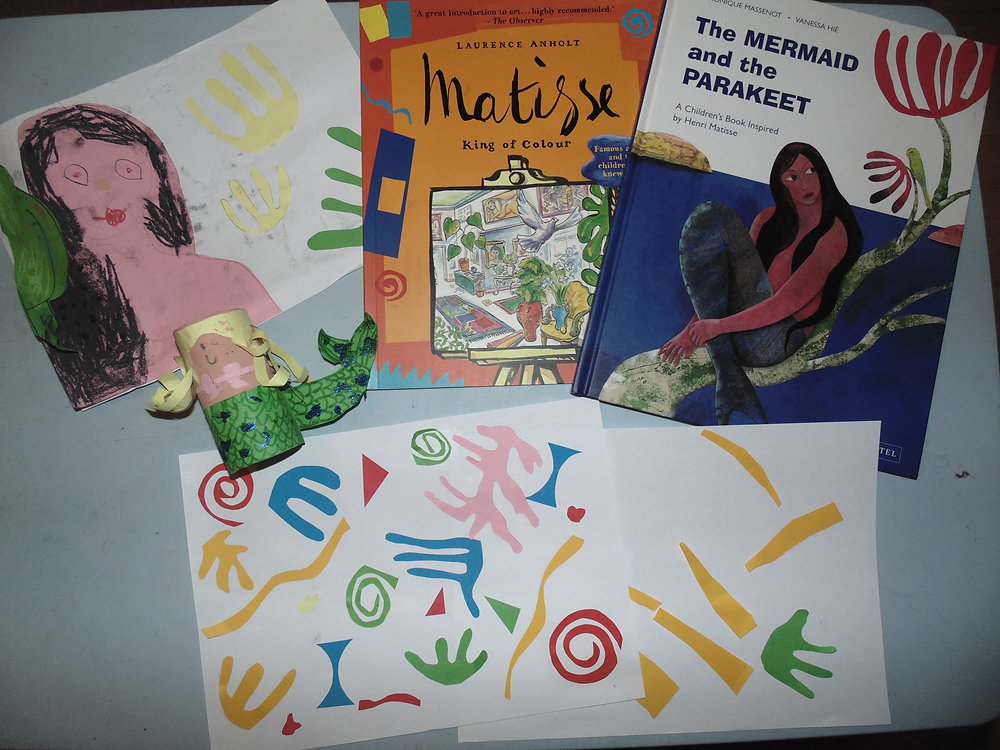 The mermaid and the parakeet - joaca de-a Henri Matisse (1)
