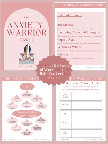 The Anxiety Warrior Toolkit | Ayana Ali, LCSW