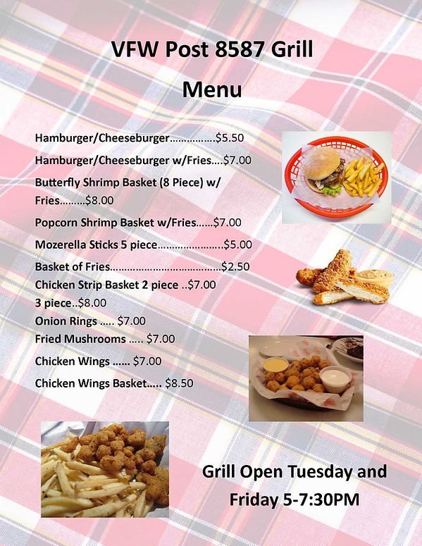 Canteen | VFW Post No 8587