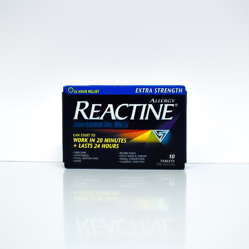 Reactine Extra Strength Allergy Relief 24-Hour 10mg | stevestonmedicine
