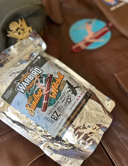 B-25 Sandbar Mitchell Coffee 16 oz | Warbird Coffee Co US