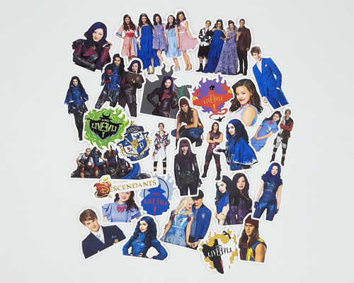 Descendants Stickers | Vinyl Sticker for Laptop, Scrapbook, Phone ...