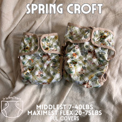 Spring Croft Print Cover Diaper Exemplar Fit | Thea Evelyn Designs
