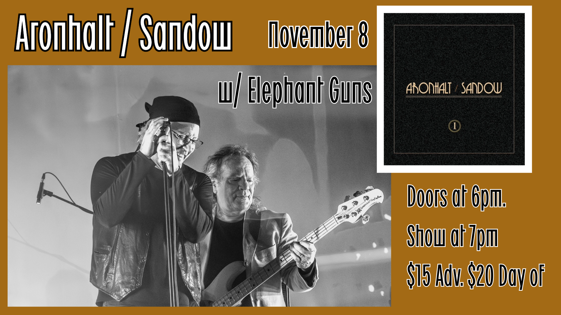 Aronhalt / Sandow featuring Elephant Guns (Rick Schutte) | The State