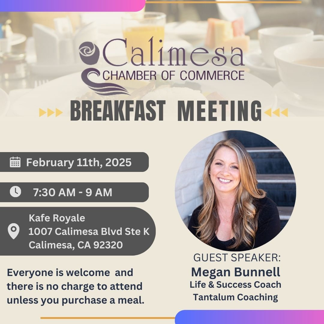 Calimesa Chamber February Breakfast Meeting. | Calimesa Chamber