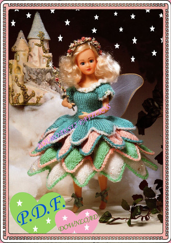 Doll's Clothes Fairy Princess knitting Pattern GCP21 | www ...