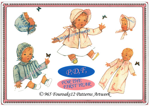Baby's First Set Sewing Pattern 965 | FOUROAKS12 PATTERNS