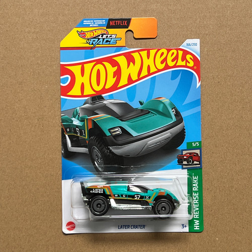 Hot Wheels Mainline Netflix Let’s Race Later Crater | HW Reverse Rake ...