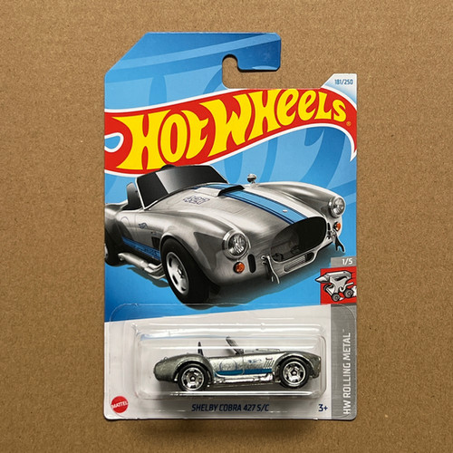 Hot Wheels Mainline Shelby Cobra 427 S/C Zamac | HW Rolling Metal #1/5 ...