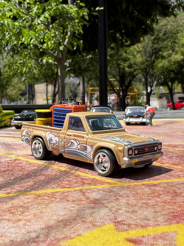 Hot Wheels Mazda Repu Pickup Truck. Custom wheels. Loose | Diecast Max