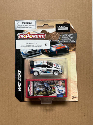 Majorette Deluxe WRC Cars Ford Fiesta WRC. Gus Greensmith | Diecast Max