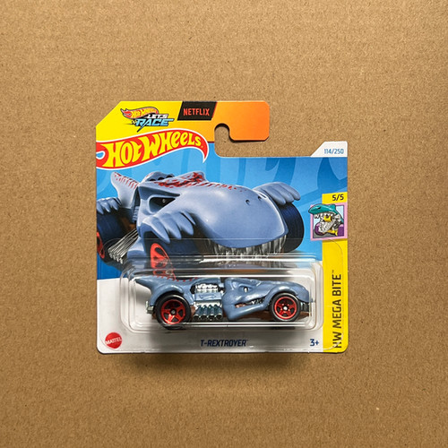 Hot Wheels Mainline Netflix Let’s Race T-Rextroyer | HW Mega Bite #5/5 ...