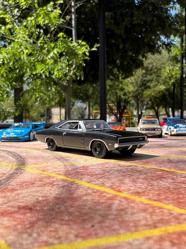 1968 Dodge Charger R/T Black Bandit Collection #0722 of 4032. Loose ...