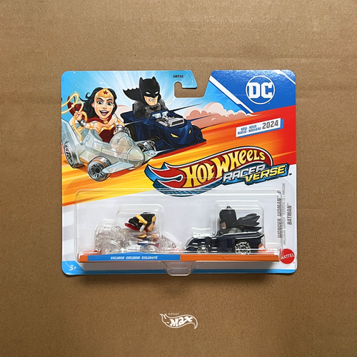 Hot Wheels RacerVerse Wonder Woman & Batman 2-Pack Set | Diecast Max