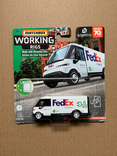 Matchbox Working Rigs GM Brightdrop Zevo 600 Fedex EV Truck. Custom ...