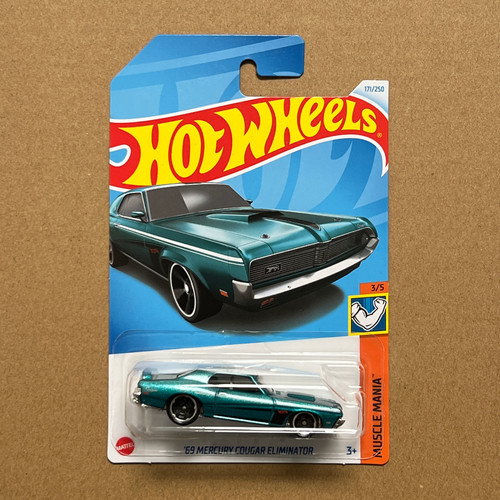 Hot Wheels Mainline ’69 Mercury Cougar Eliminator | Muscle Mania #3/5 ...
