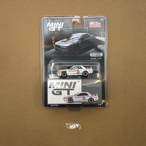 Mini GT Nissan Skyline GT-R (R32) 1990 Macau Guia Race Winner. Castrol ...