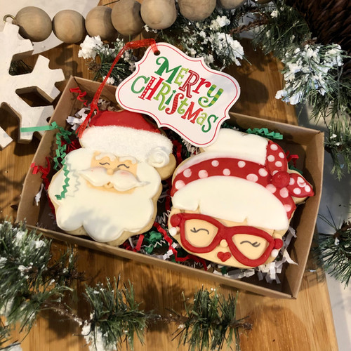 Santa and Mrs. Clause Cookie Gift Set | Dp Sweets Cookies