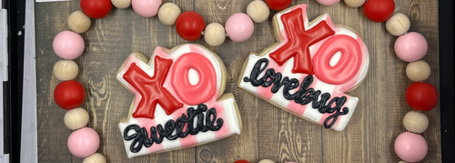 XOXO Valentine Sugar Cookie Set | Dp Sweets Cookies