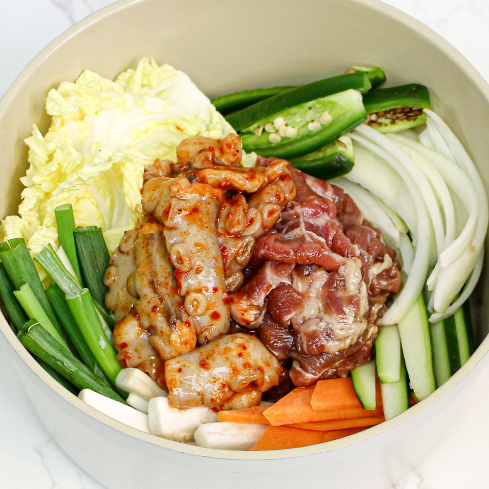 Beef Bulgogi & Octopus Hot Pot [불낙전골] Bulnak Jeongol