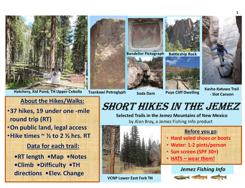 Short Hikes in the Jemez Map Pack | Jemez Mtns
