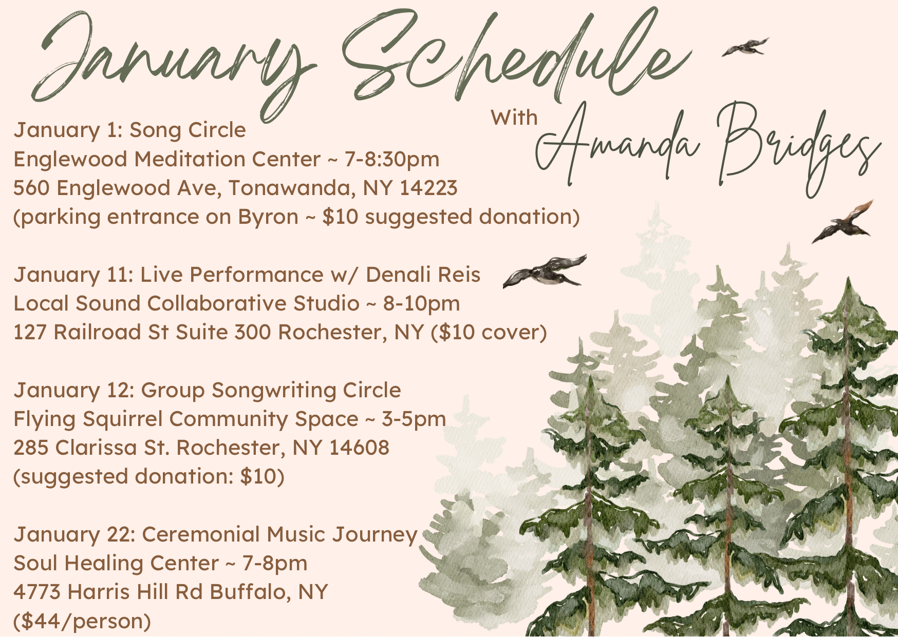 TOUR | Amanda Bridges