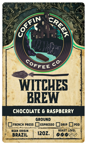 Witches Brew - Chocolate Raspberry Flavoured Coffee - **2 lb** | Coffin ...