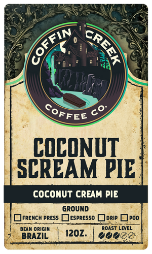 Coconut Scream Pie - Coconut Cream Pie Flavoured Coffee - 340 Grams ...