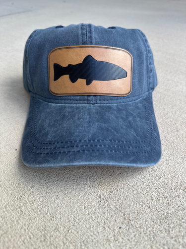 Black Matrix Trout Inlay Denim Wash Unstructured Hat | Home Stream Hats