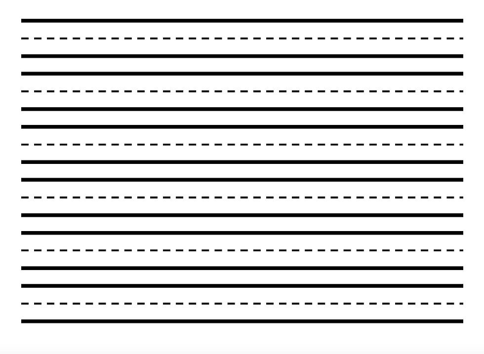 Lined Paper | PartnersForPed