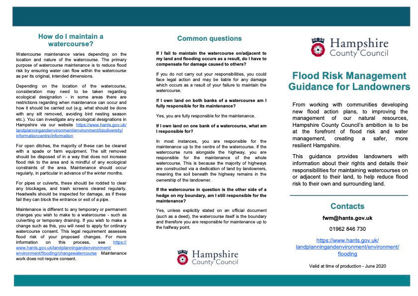 Landowner Riparian Responsibility