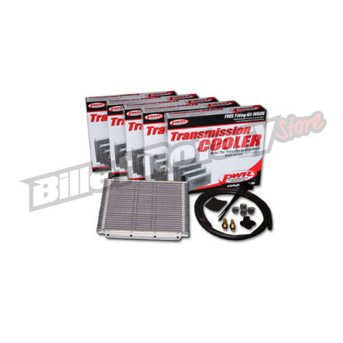 PWR Transmission Oil Cooler Kit - 280 x 150 x 19mm (3/8" Hose Barb ...