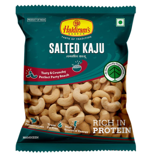 Haldiram's Nagpur Salted Kaju is a popular, ready-to-eat savoury snack ...