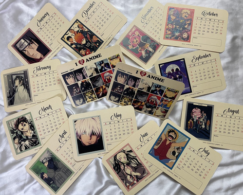 Eco-Friendly "ANIME" Calendars 2023 | aopc.in