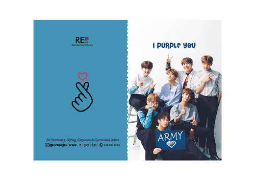 A5 Doodle Pad "BTS"" | aopc.in