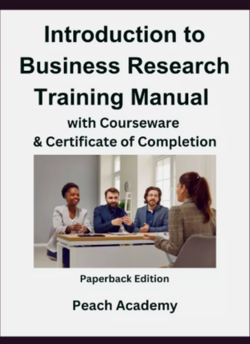 Introduction to Business Research Manual | Peach Academy